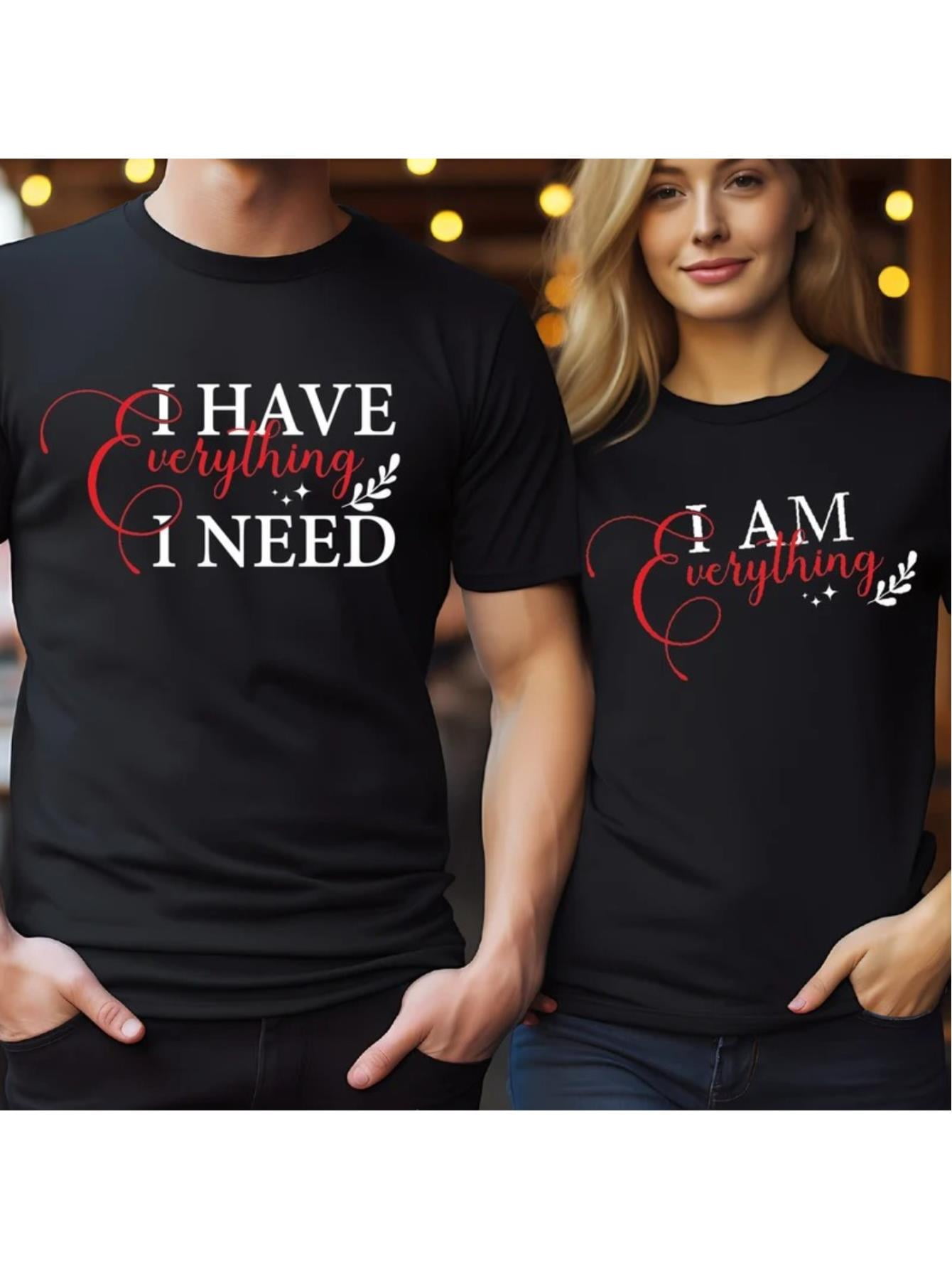 Couples Matching Shirts for Him and Her Men Women Valentine's Day Short ...