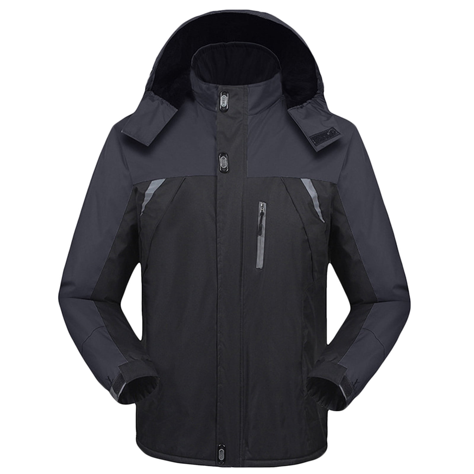 Couples Sports Coats Winter Jacket Long Sleeve Full Zipper Windbreaker ...