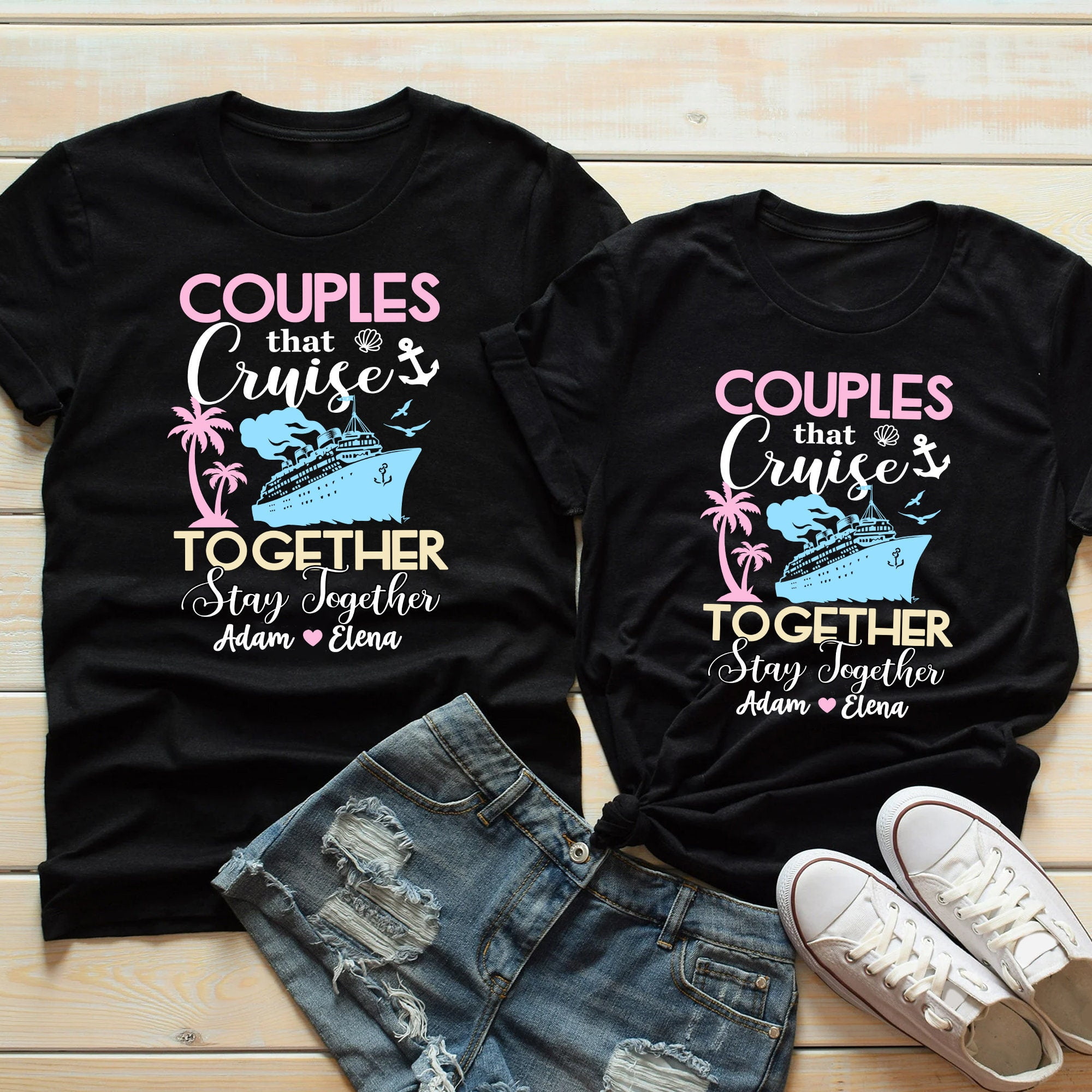 Couples That Cruise Together Stay Together Cruise Shirt, Valentine's ...