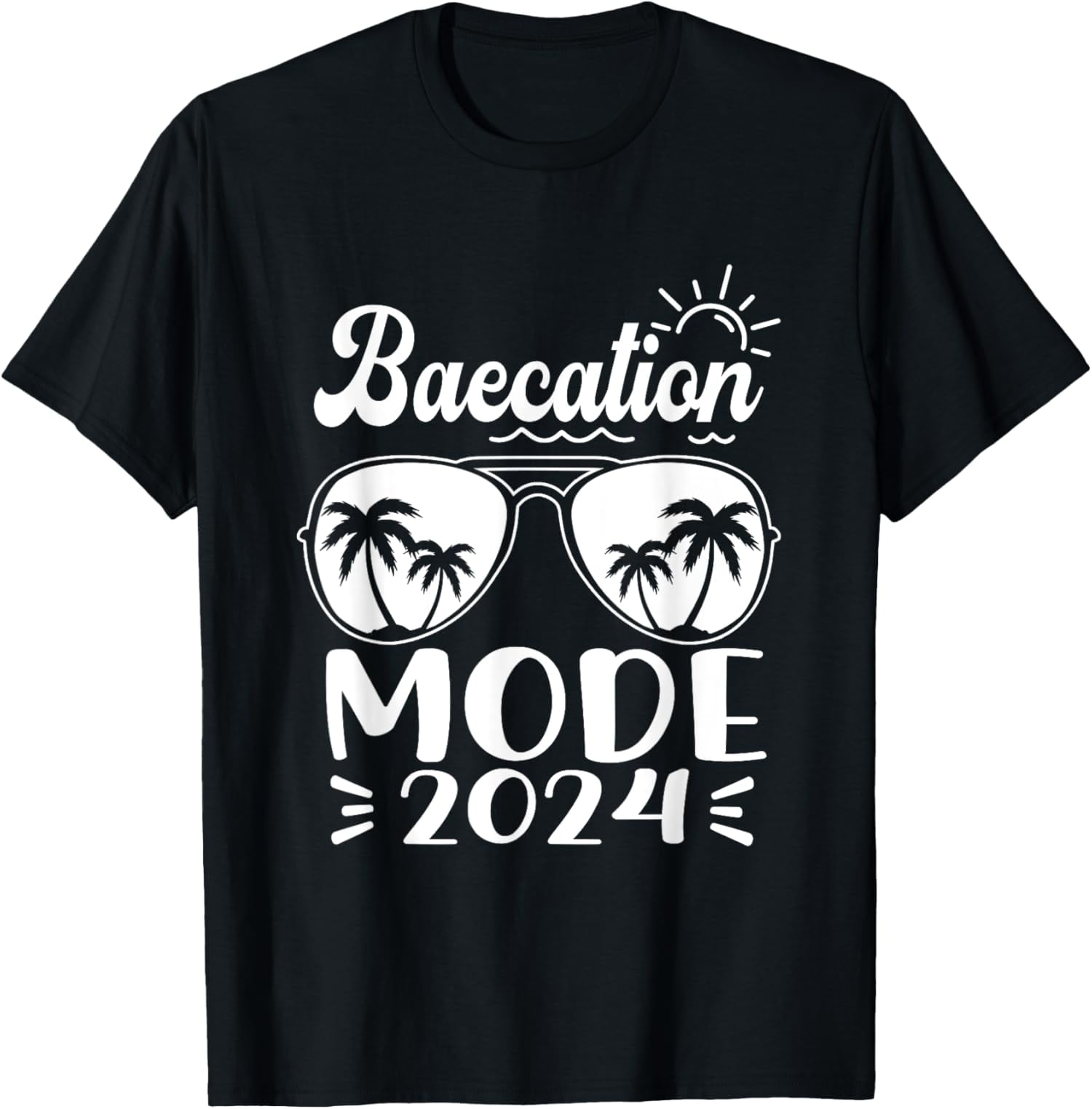 Couples Trip 2024 Matching Beach Vacation Baecation Mode T-Shirt ...