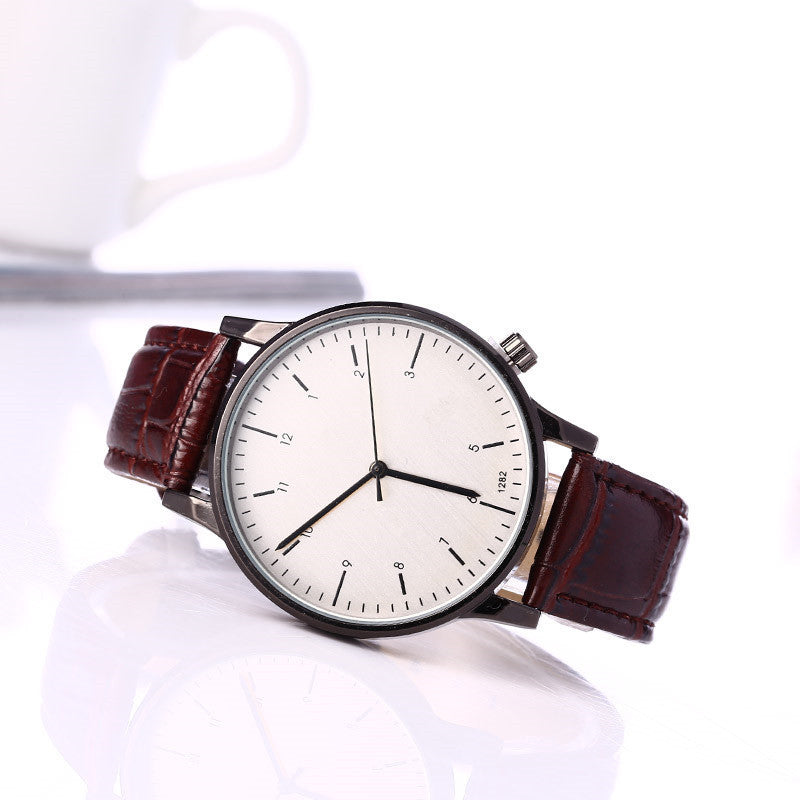 Couples Watches: Chic Duo Timepieces with PU Strap, Round Dial, and ...