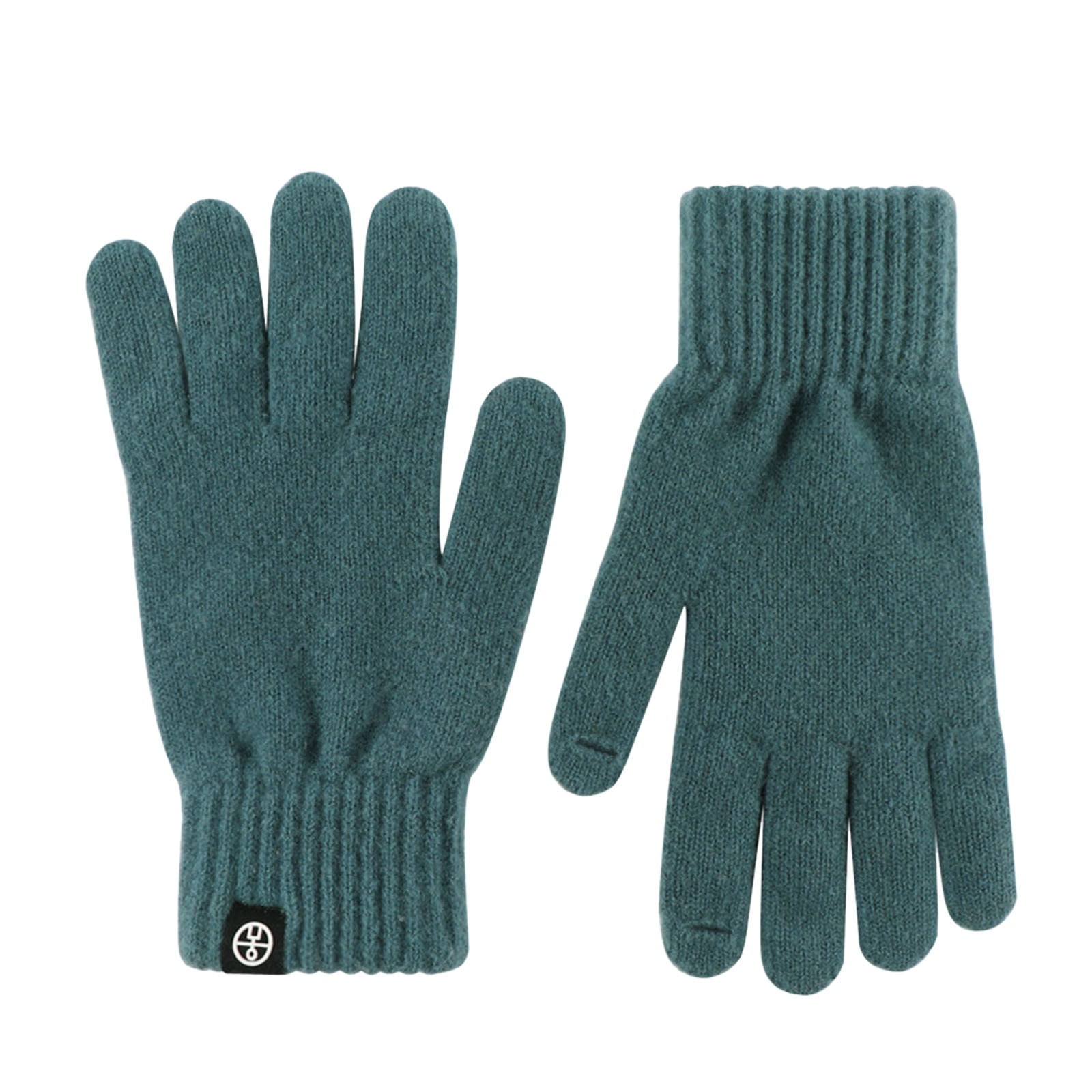 Couples Winter Gloves Warm Wool Knitted Touchscreen Mittens for Outdoor ...