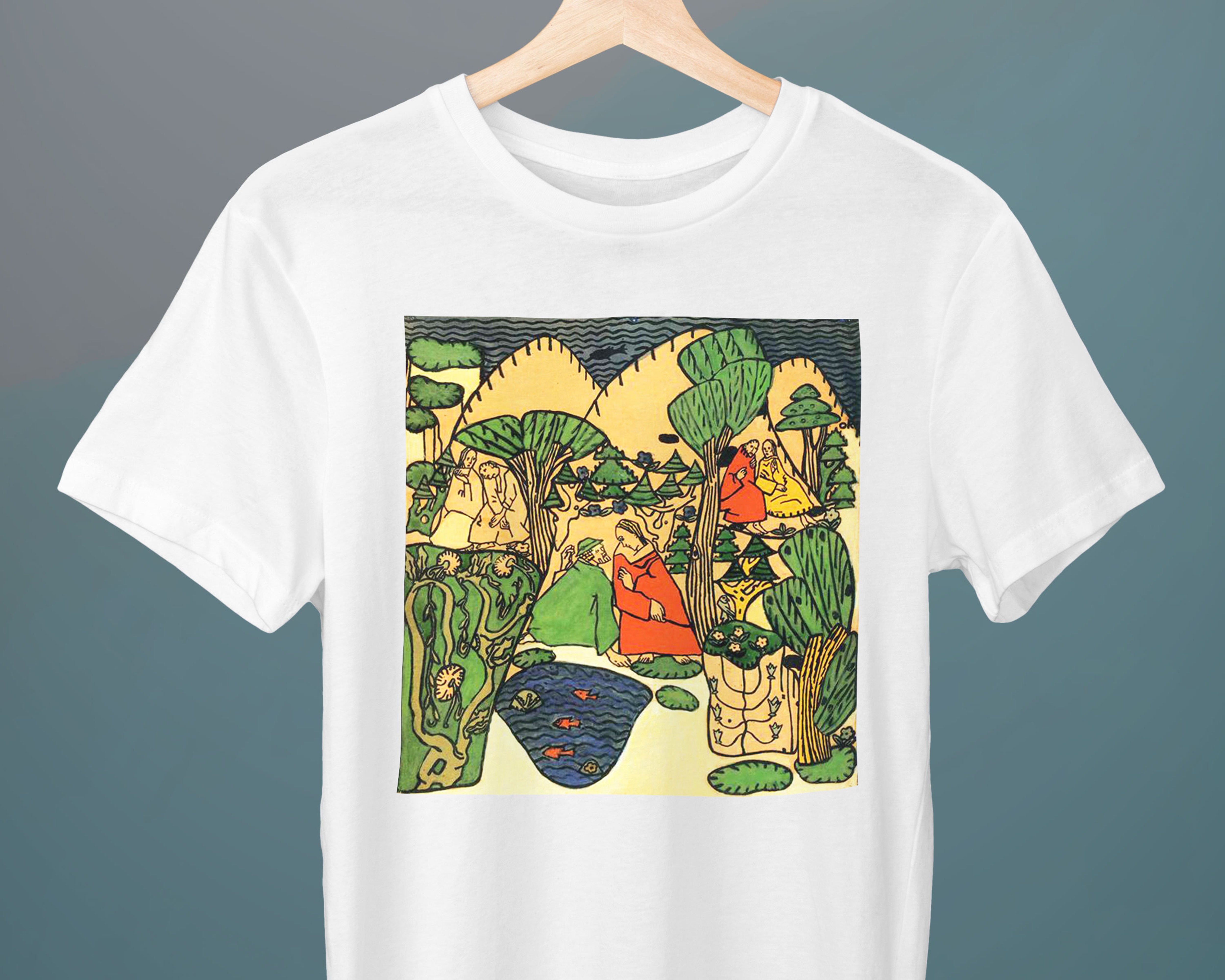 Couples in Conversation, Oskar Kokoschka, Unisex T-Shirt, Couple, Fine ...