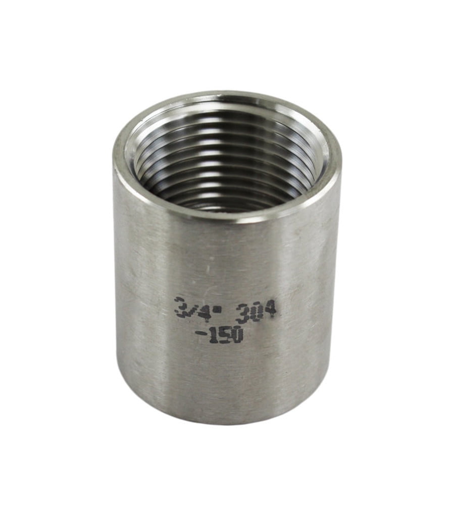 Coupling 3/4" Male NPT 304 Stainless Steel Pipe Fitting .75" - Walmart.com