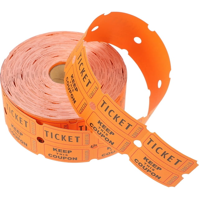 Coupon Raffle Paper Tickets Lottery Prize Game Vouchers - Walmart.com