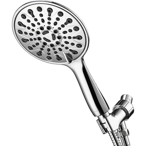 XUERUI-High Pressure 6 Setting Shower Head Extra 60" Long Hose Hand ...