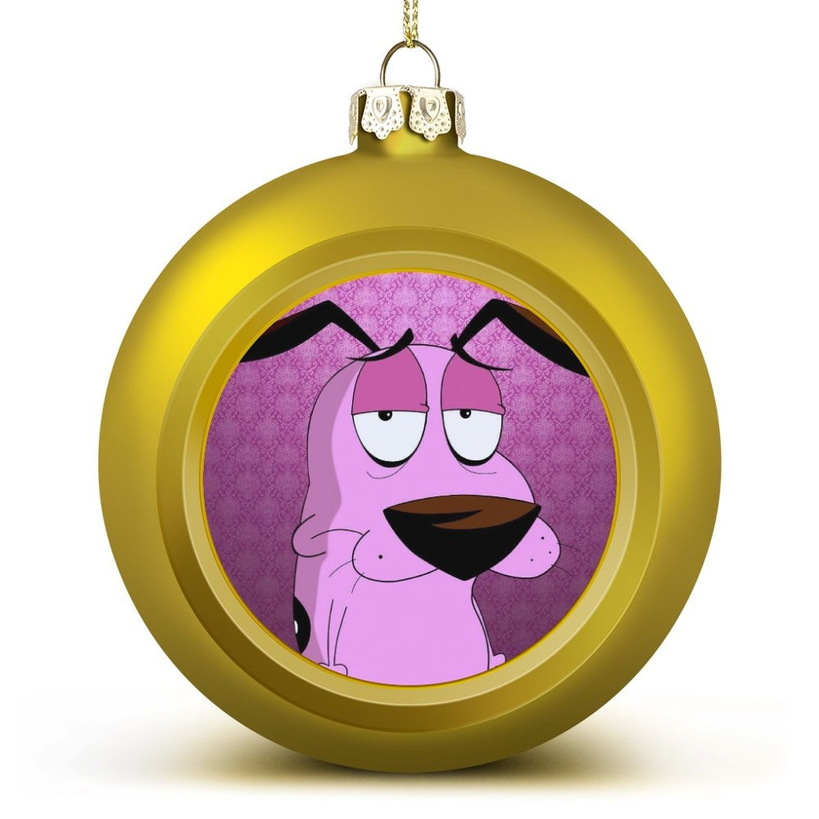 Courage The Cowardly Dog Christmas Ball Ornaments, 2.4 Inch Christmas ...