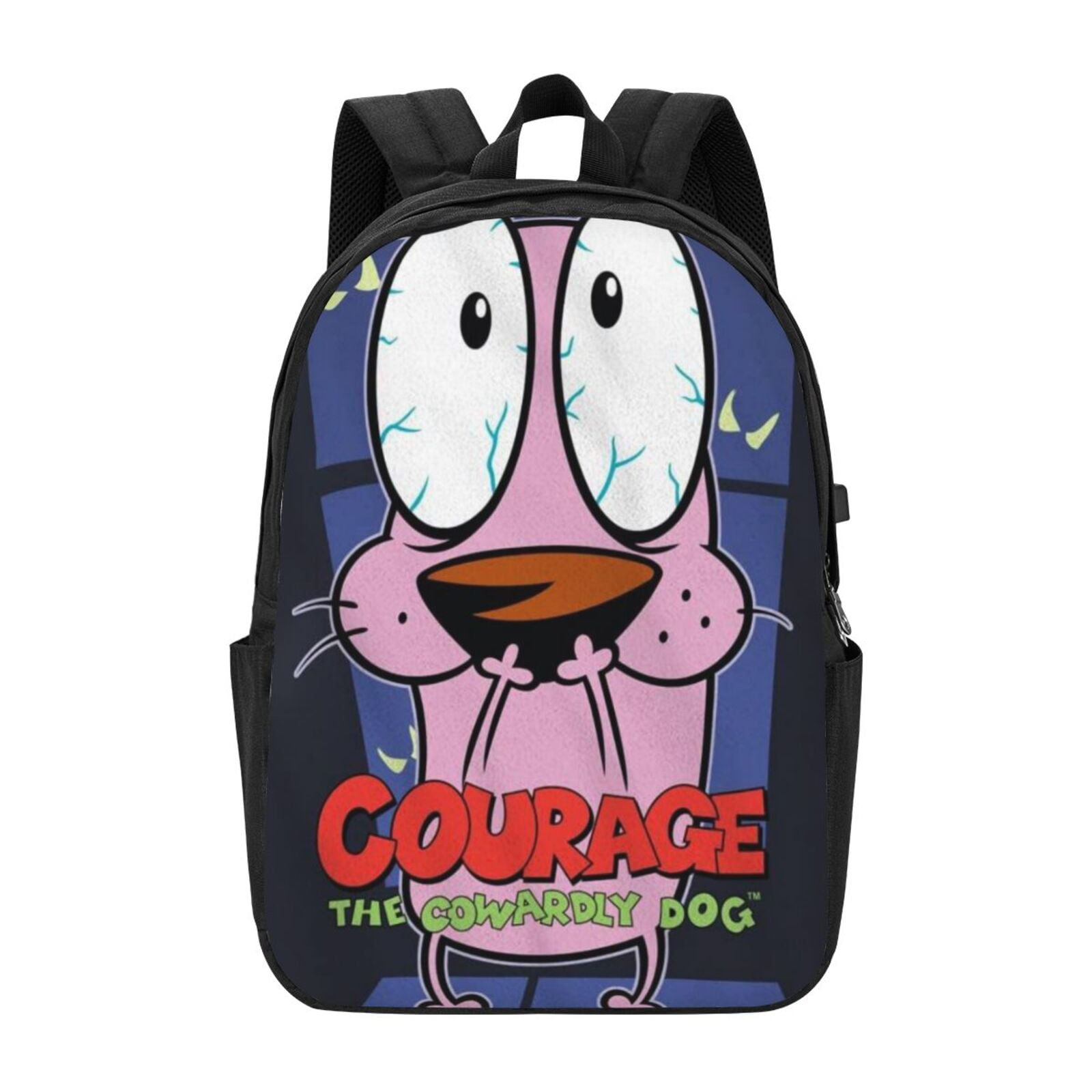 Courage The Cowardly Dog Laptop Backpack, Water Resistant Daypack ...