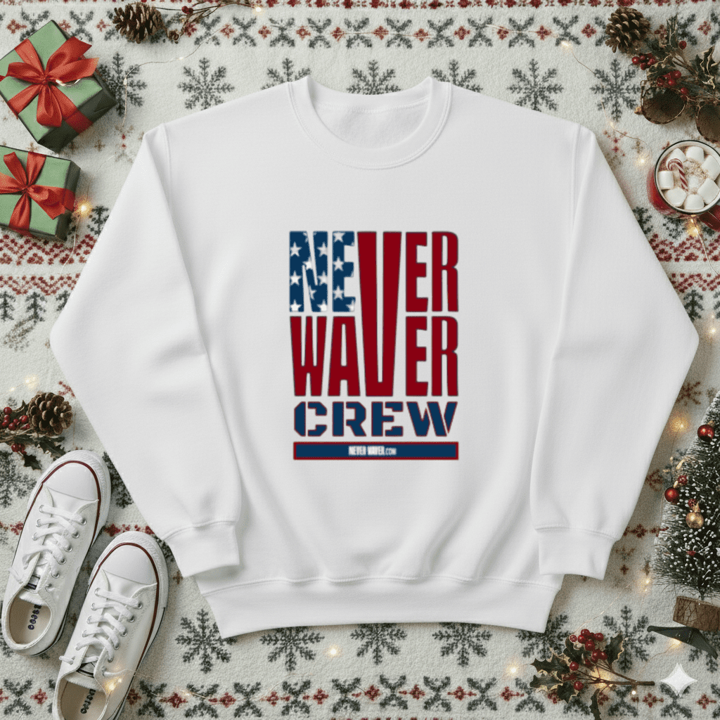 Courage Crew Never Waver Motivation Strength Determination Quote Art ...