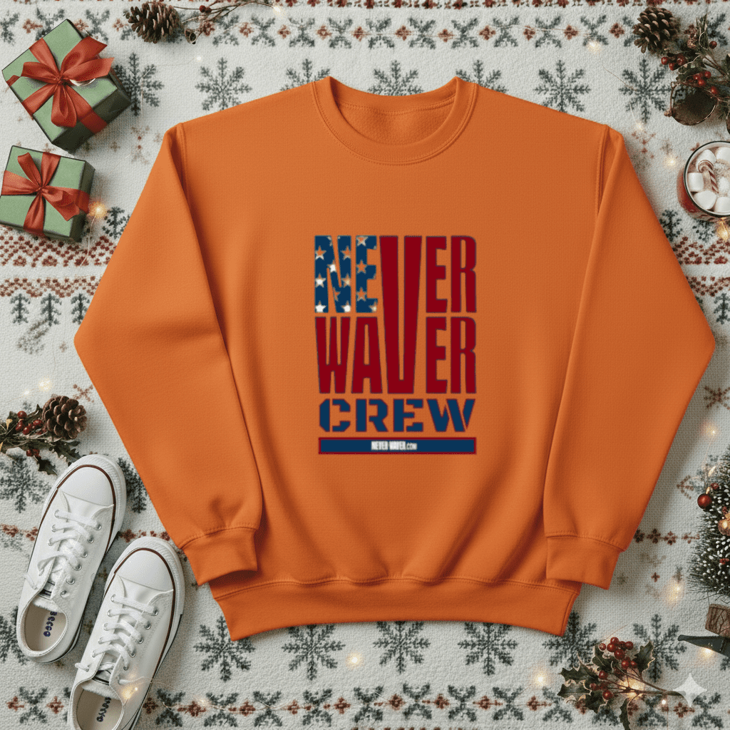 Courage Crew Never Waver Motivation Strength Determination Quote Art ...