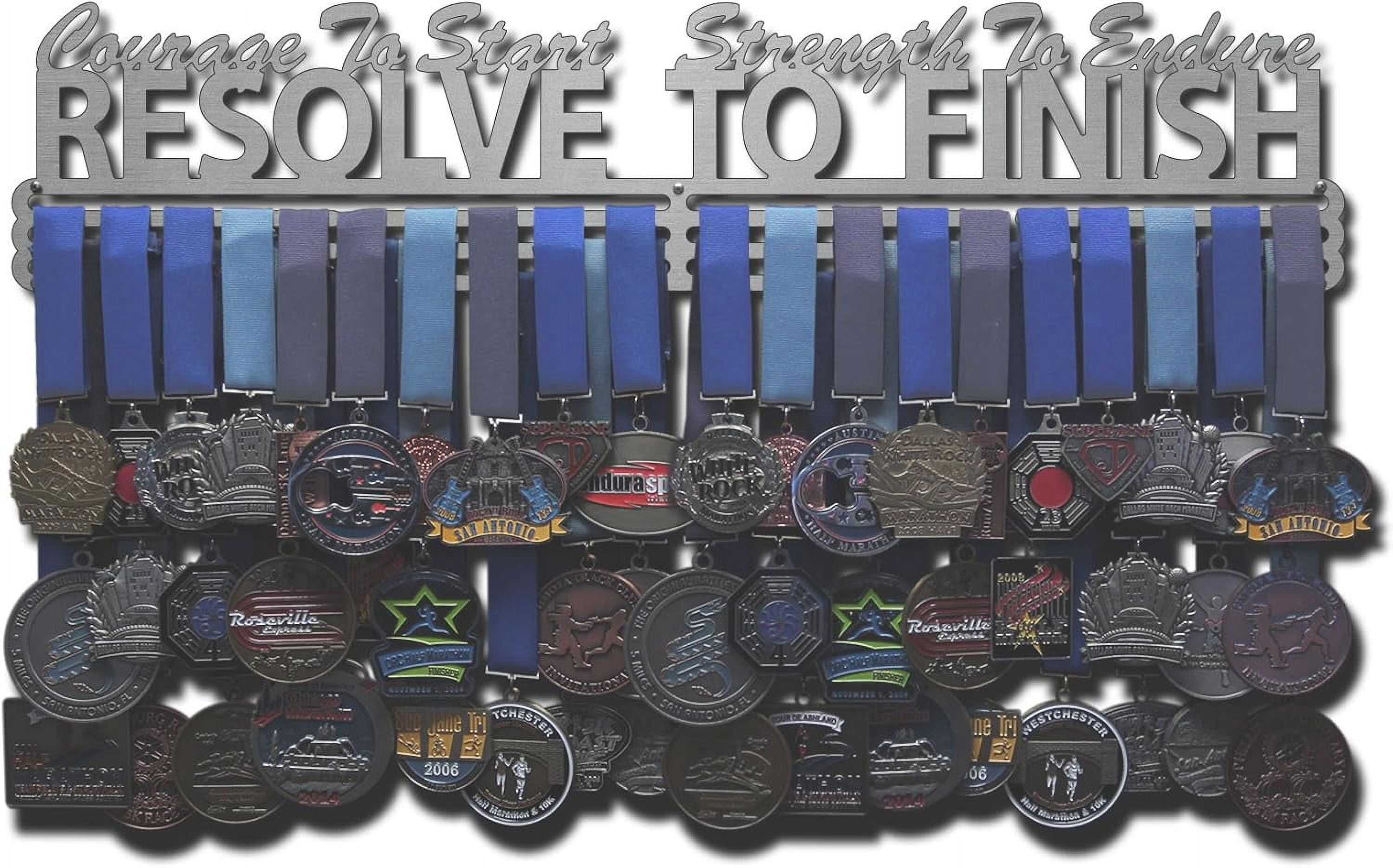 Courage to Start, Strength to Endure, Resolve to Finish (24" Wide with ...