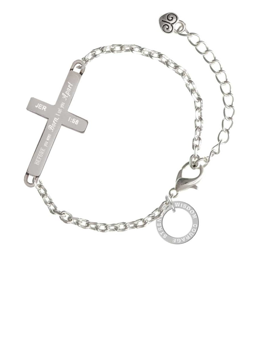 Courage Strength Wisdom Infinity Ring - I Set You Apart - Cross ...