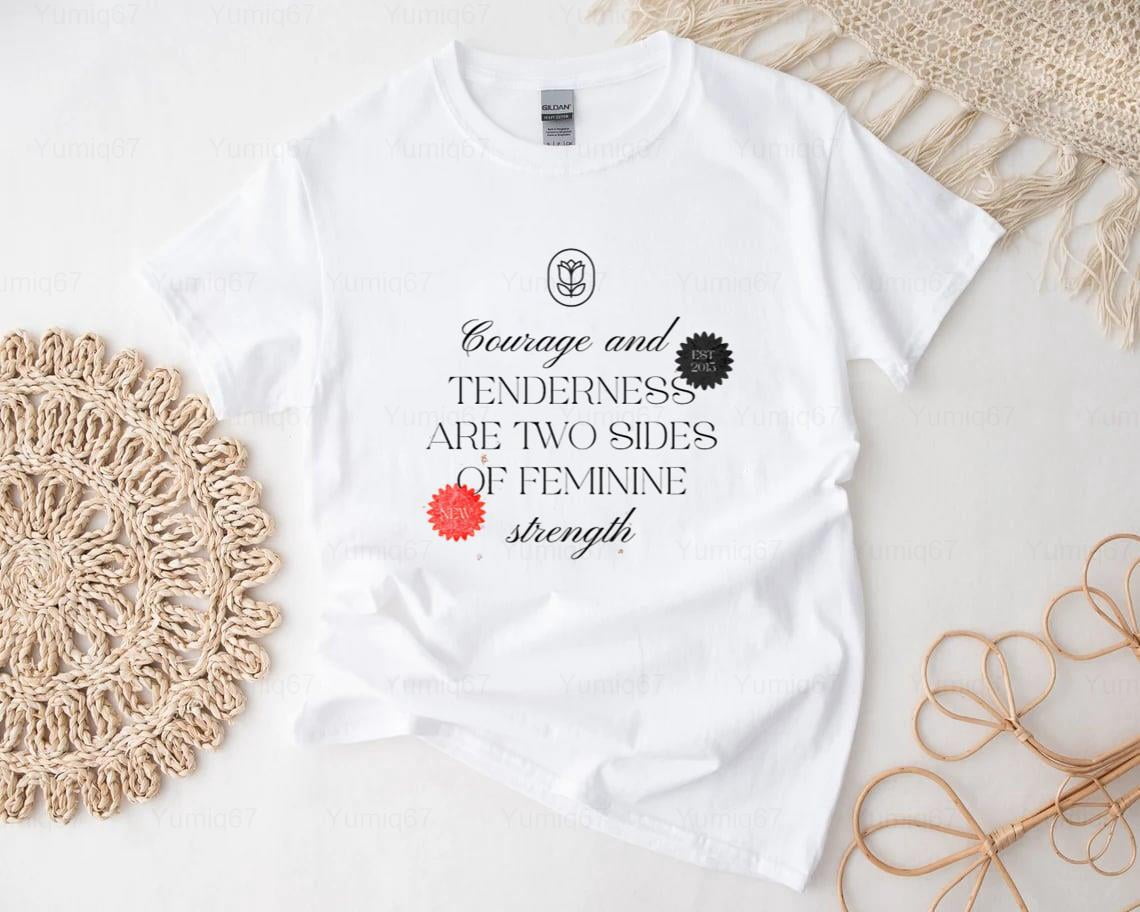 Courage T-shirt with Inspirational Power and Brave Message, for men ...