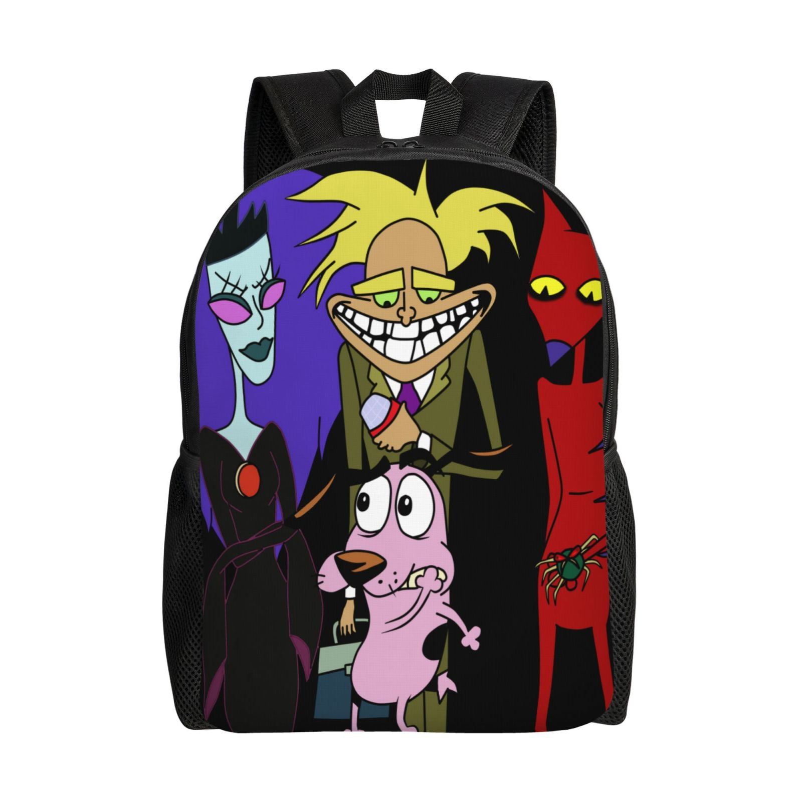 Courage The Cowardly Dog Backpack, 3D Printed Cartoon Laptop Bag ...