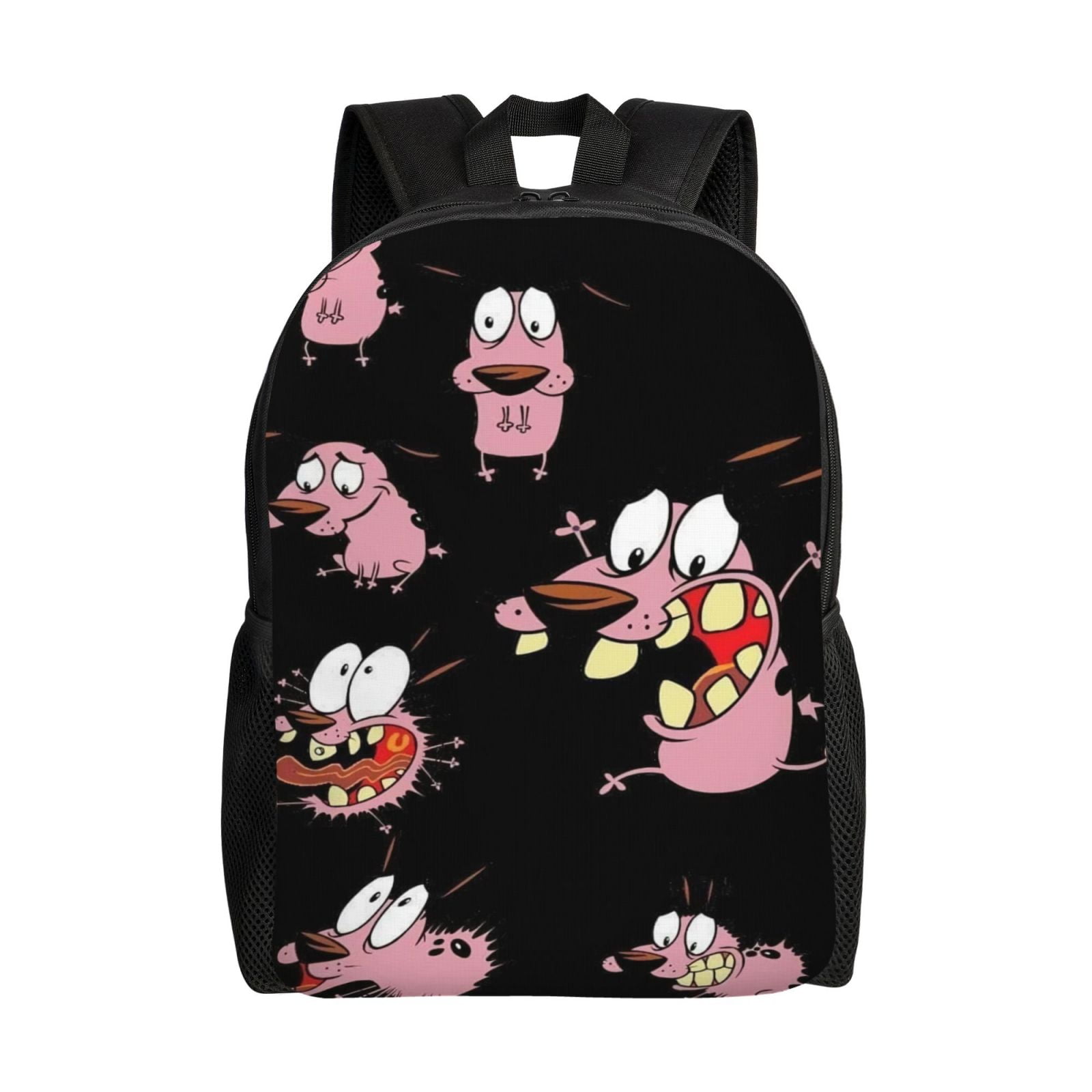 Courage The Cowardly Dog Backpack, 3D Printed Cartoon Laptop Bag ...