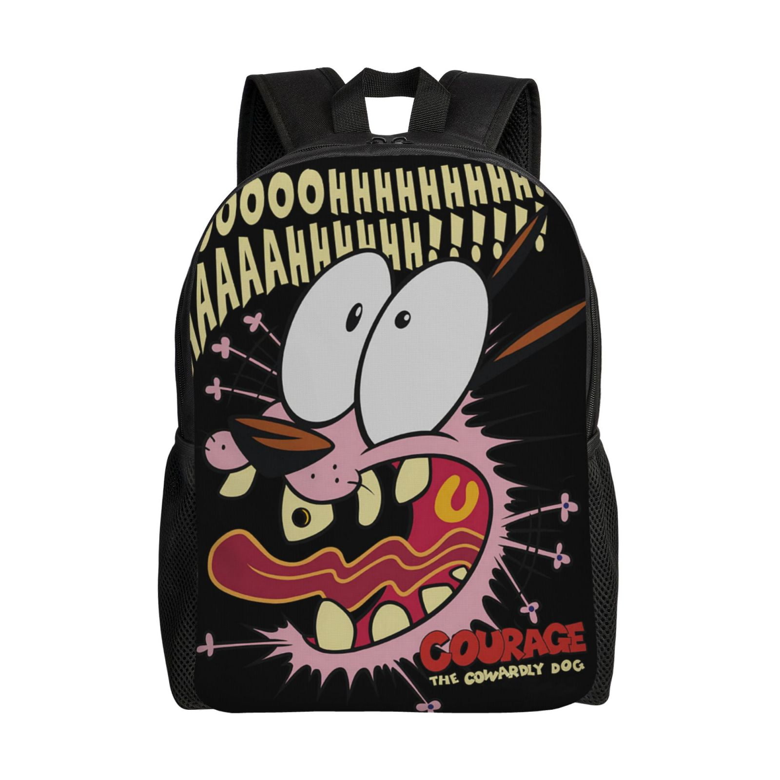 Courage The Cowardly Dog Backpack, 3D Printed Cartoon Laptop Bag ...