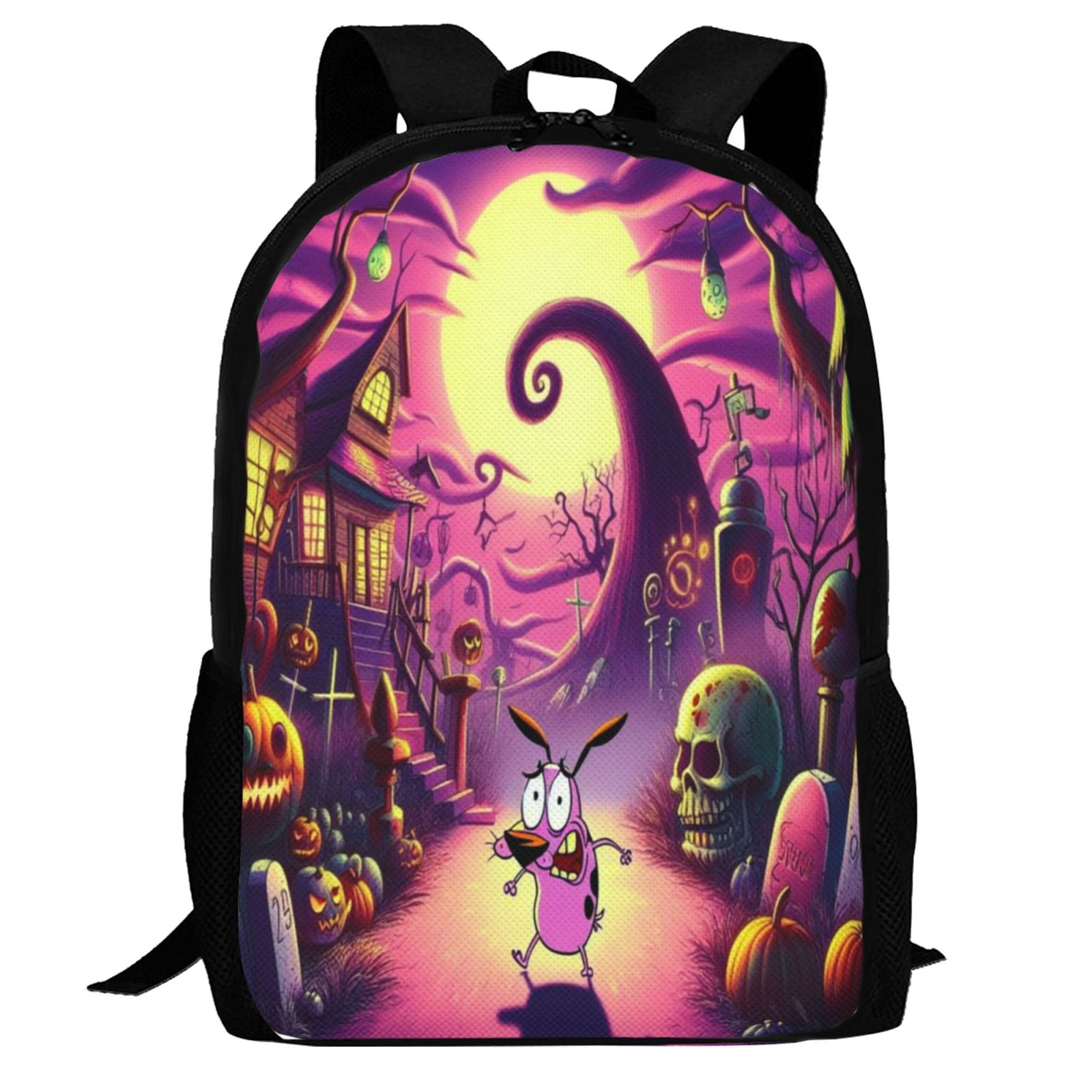 Courage The Cowardly Dog Backpack, 3d Printed Laptop Backpack, Water ...