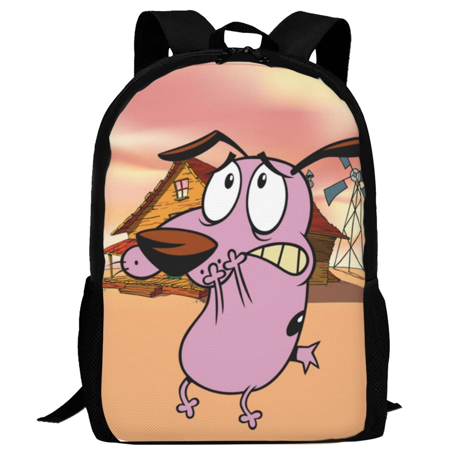 Courage The Cowardly Dog Backpack, 3d Printed Laptop Backpack, Water ...