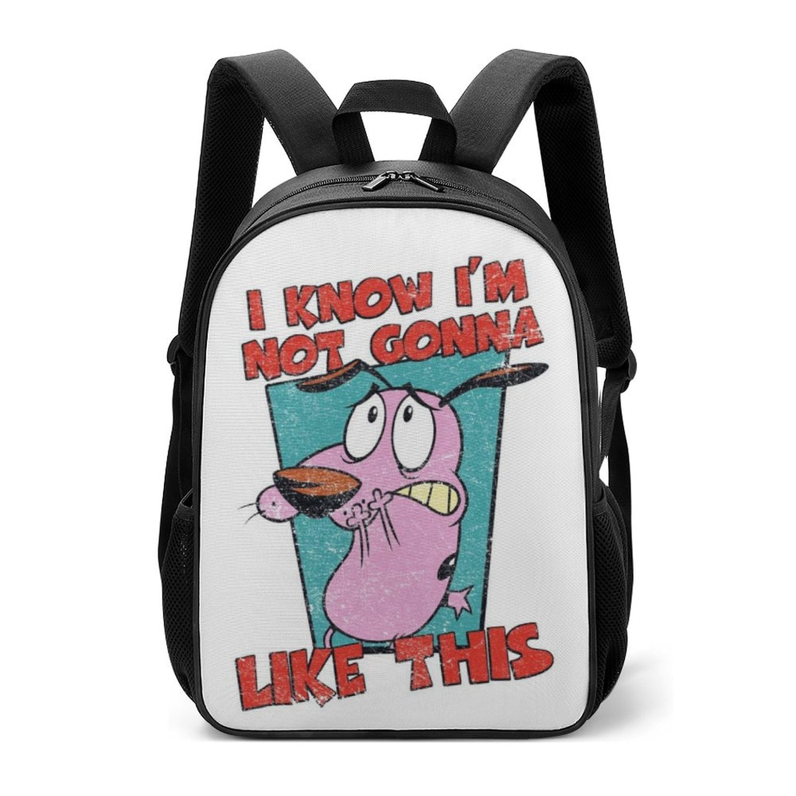 Courage The Cowardly Dog Backpack Rucksack Casual Daypack Versatile ...