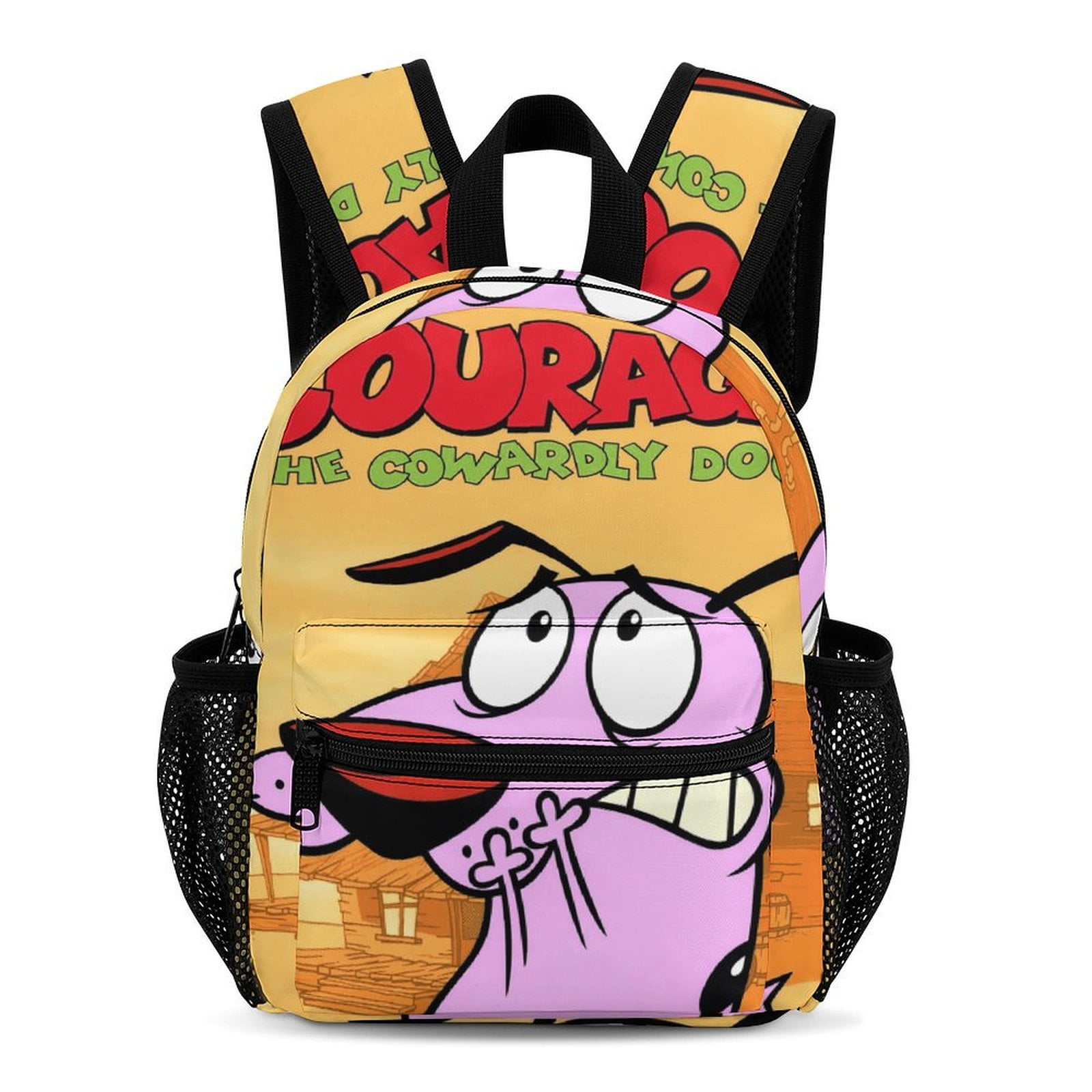 Courage The Cowardly Dog Backpacks 13 Inch Lightweight Bookbags Casual ...