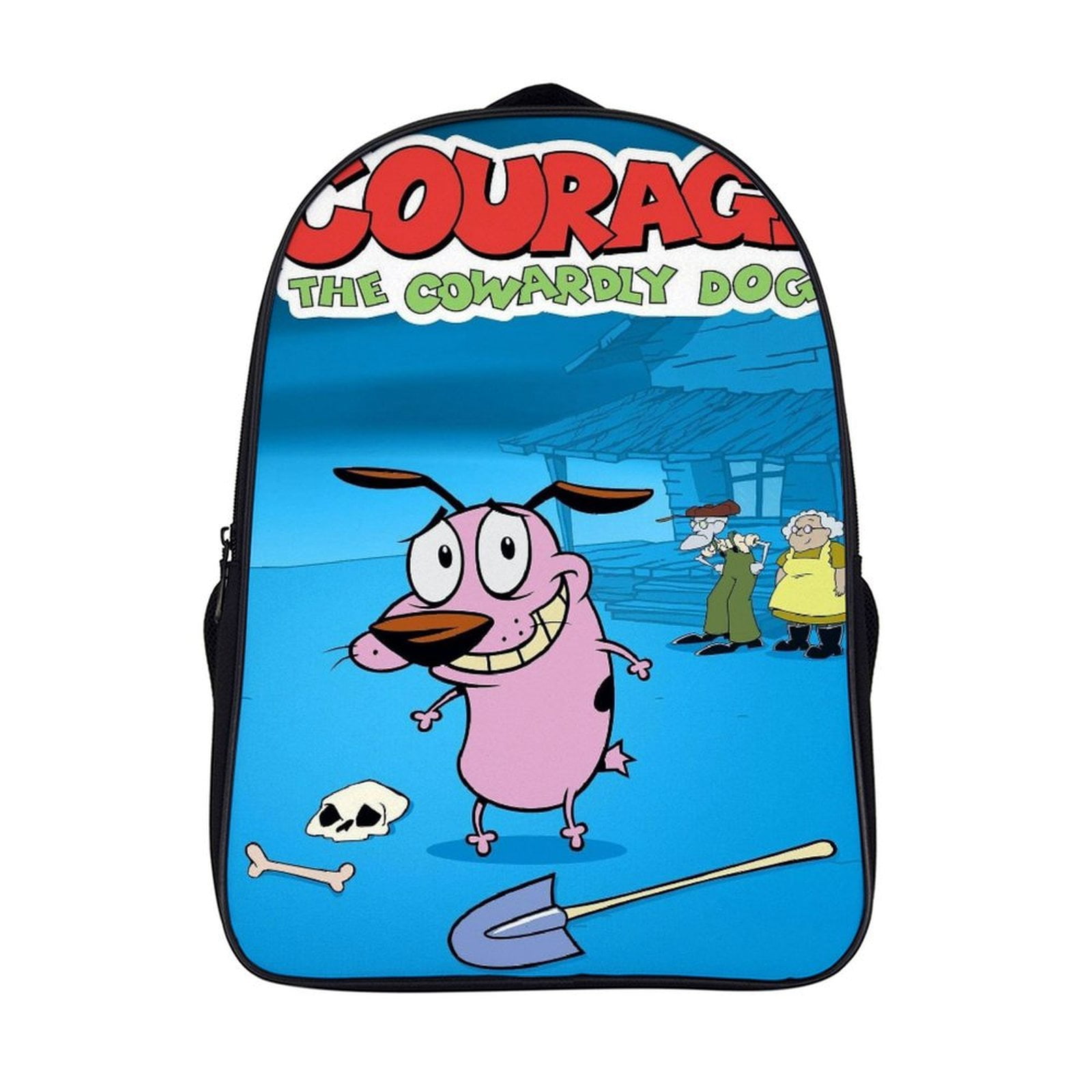 Courage The Cowardly Dog Backpacks 16 Inch Lightweight Bookbags Casual ...