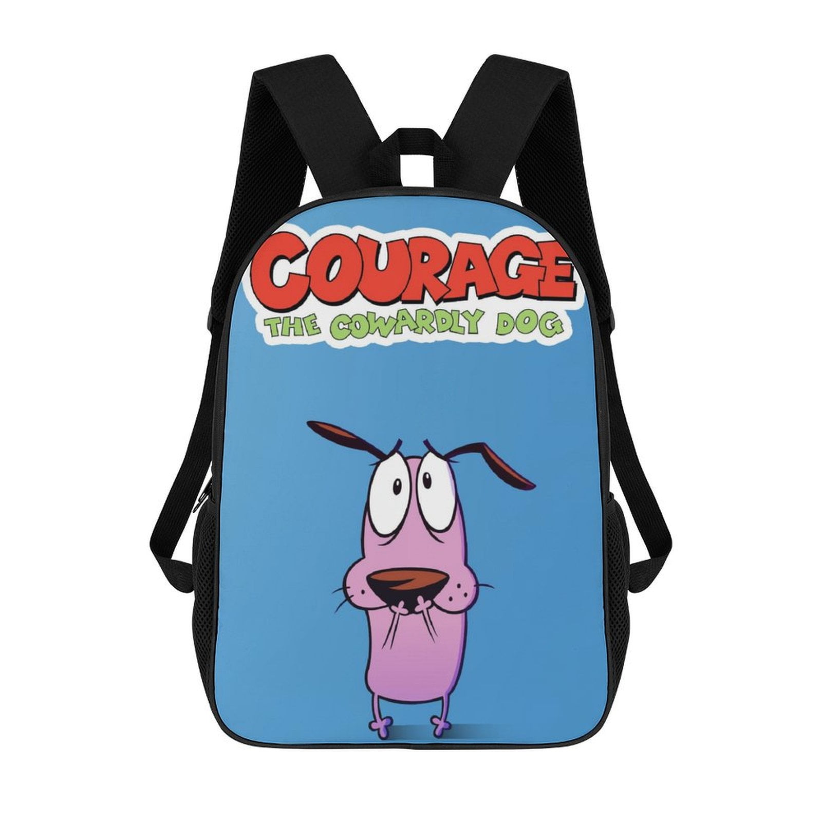Courage The Cowardly Dog Backpacks 17 Inch Lightweight Bookbags Casual ...