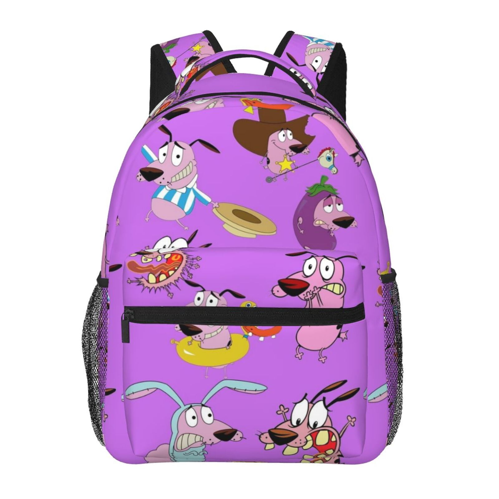 Courage The Cowardly Dog Casual Backpack Versatile Bookbag Schoolbag ...