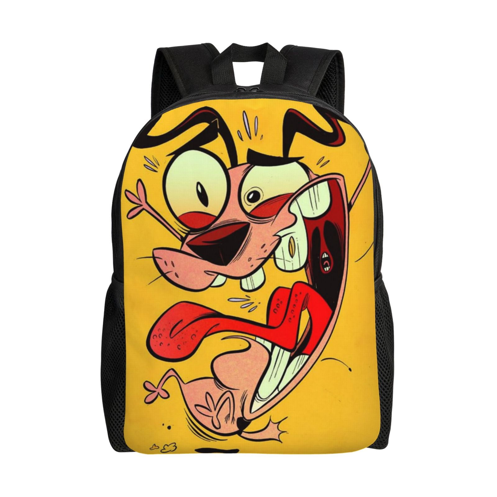 Courage The Cowardly Dog Casual Daypack Rucksack Trendy Printed ...