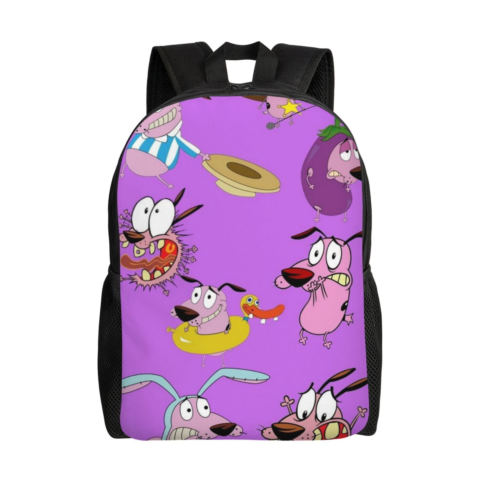 Courage The Cowardly Dog Casual Daypack Rucksack Trendy Printed ...