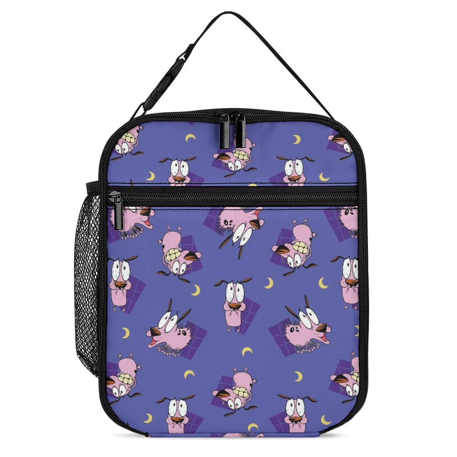 Courage The Cowardly Dog Insulated Lunch Tote Bag Lunchbox Portable ...