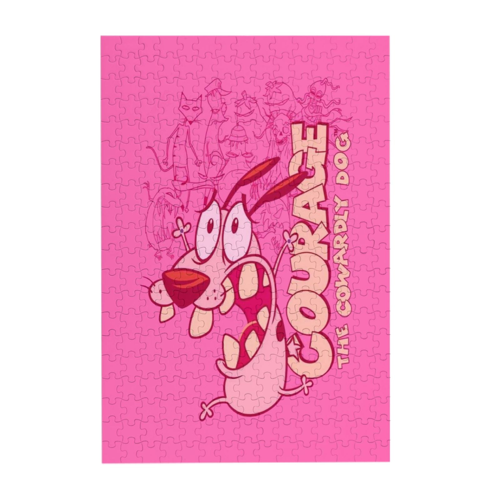 Courage The Cowardly Dog Jigsaw Puzzles Anime Jigsaw Puzzle For Adults ...