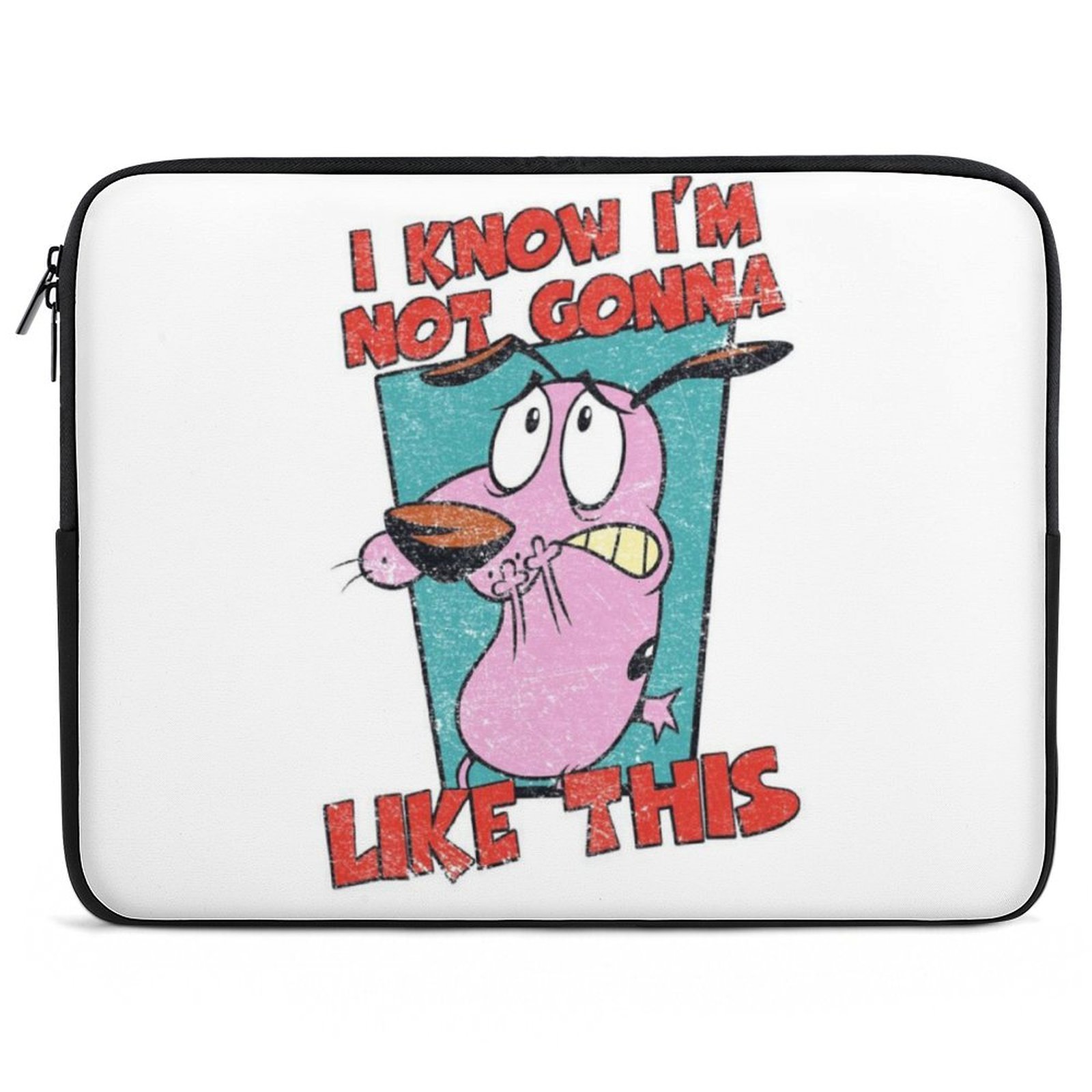 Courage The Cowardly Dog Laptop Sleeve Case Ultra-Thin Lightweight ...