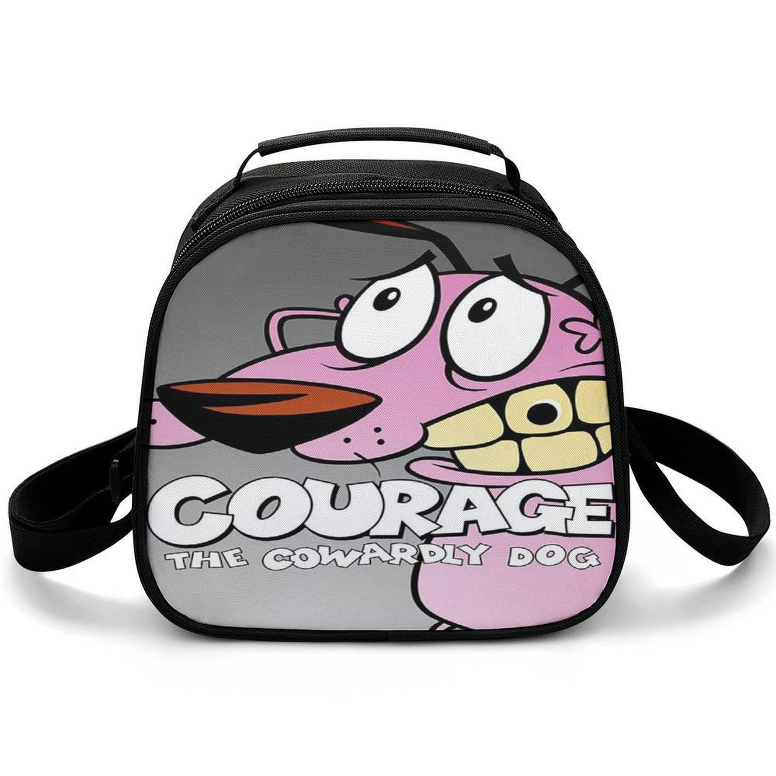 Courage The Cowardly Dog Lunch Box with Portable Tableware Lunch Bag ...