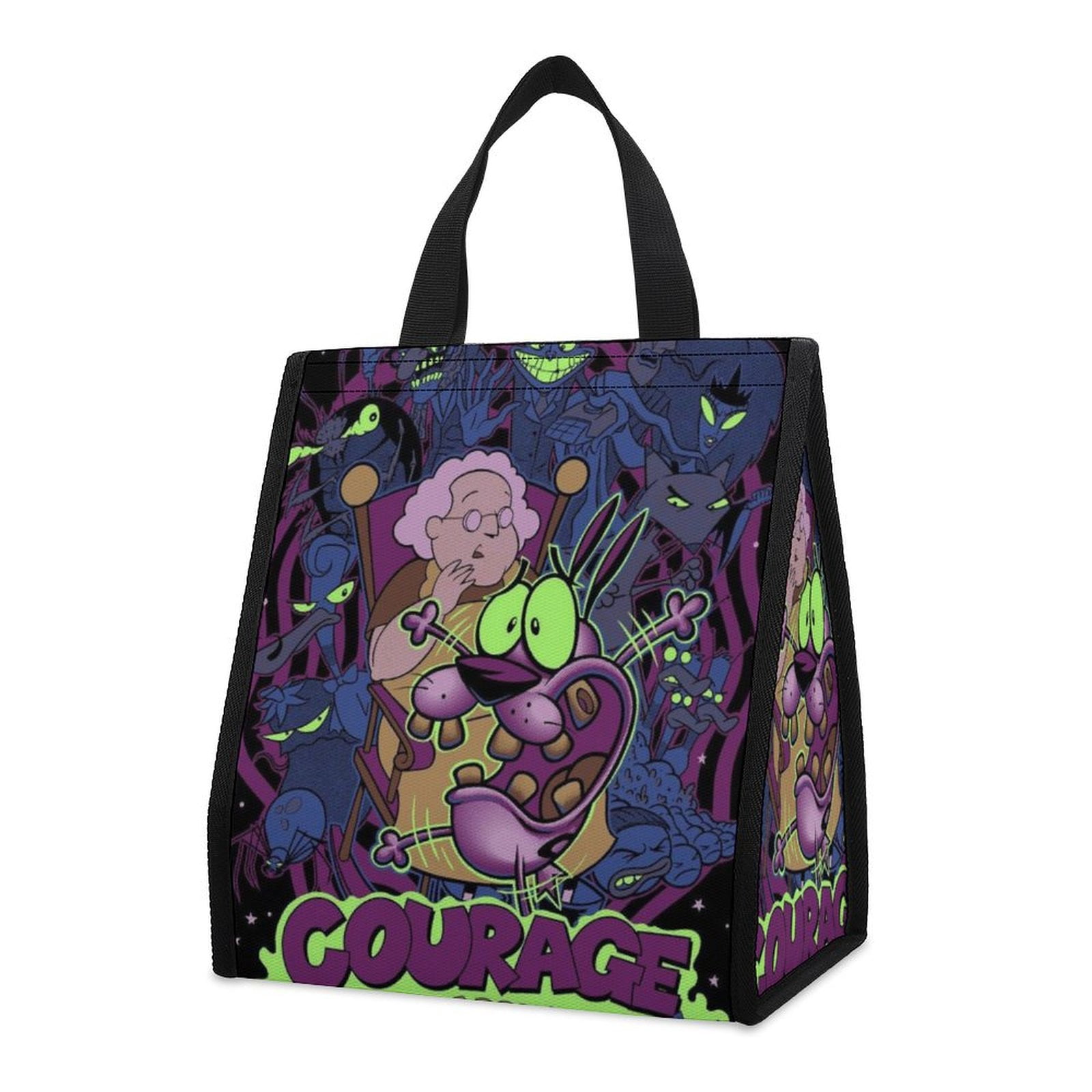 Courage The Cowardly Dog Lunchbag Insulated Lunch Totes Lunch Carriers ...