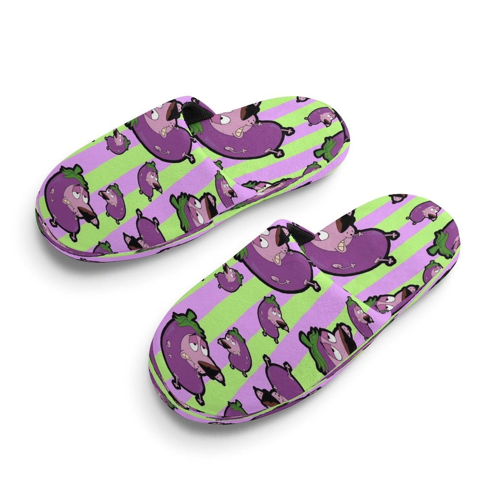 Courage The Cowardly Dog Slippers For Kids Indoor Outdoor Cute Cotton ...
