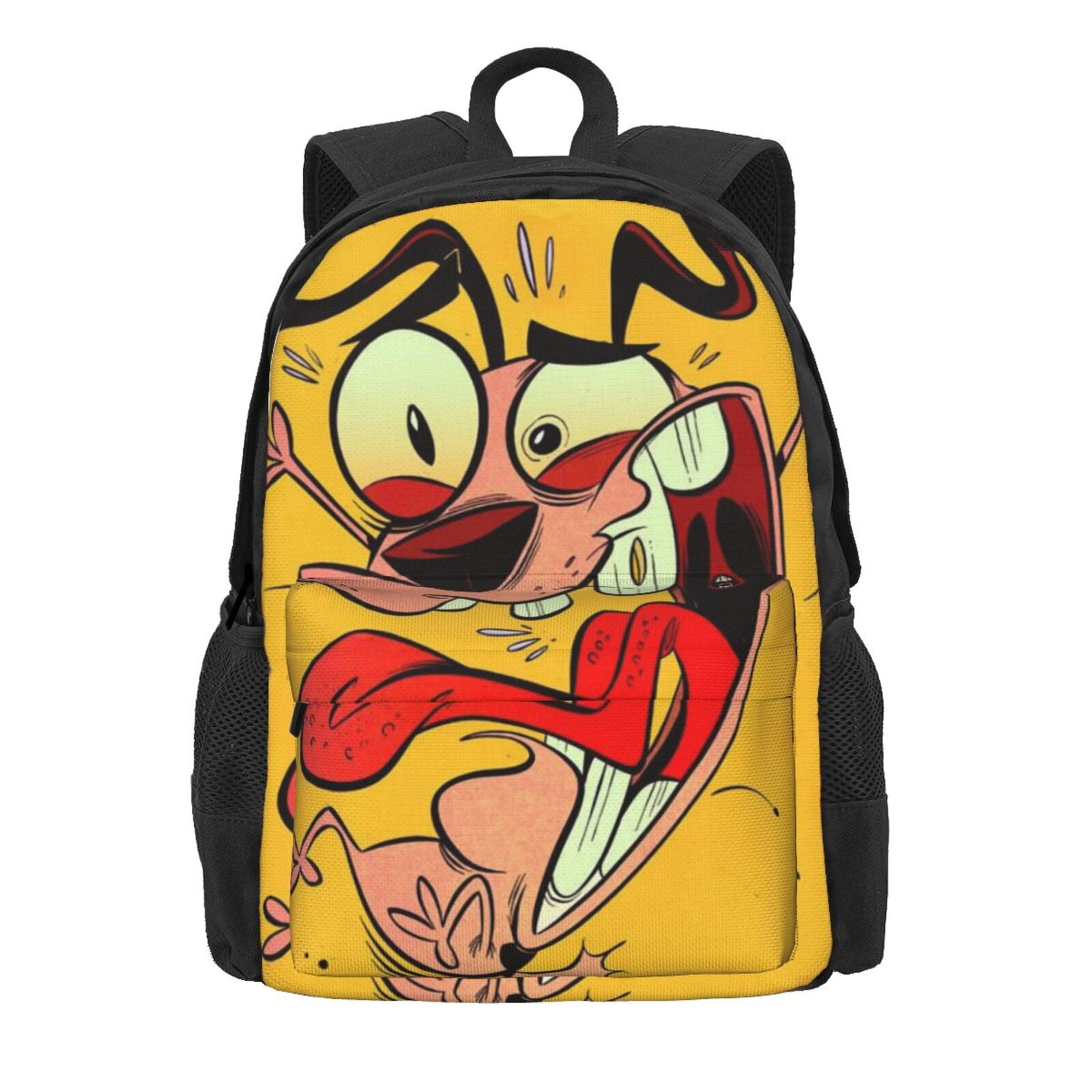 Courage The Cowardly Dog Travel Backpack Large Capacity Rucksack Hiking ...