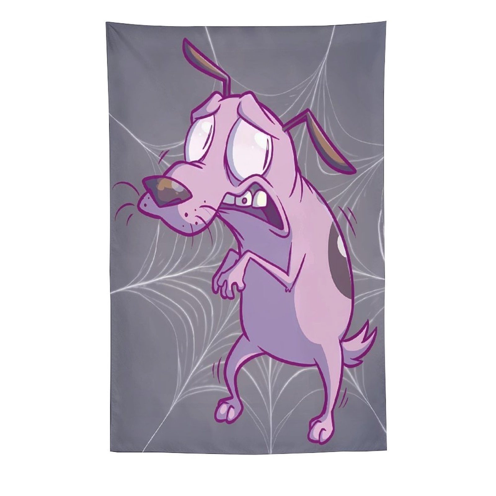 Courage-dog Tapestry, Wall Hanging Decor, Aesthetic for Bedroom, Living ...