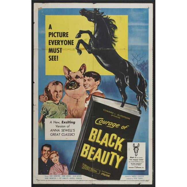 Courage of Black Beauty Movie Poster - 27 x 40 in. - Walmart.com