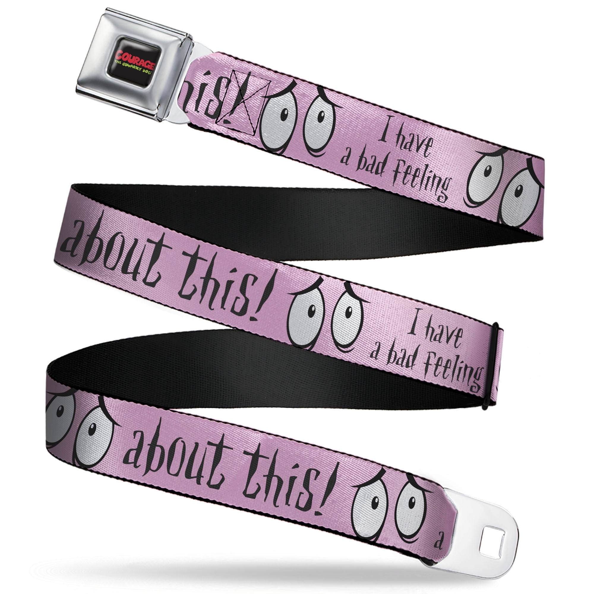 Courage the Cowardly Dog Belt, Seatbelt Buckle Belt, Courage I Have a ...