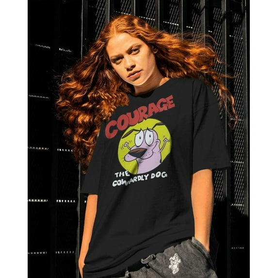 Courage the Cowardly Dog Shirt -graphic tees,funny dog shirt,funny dog ...