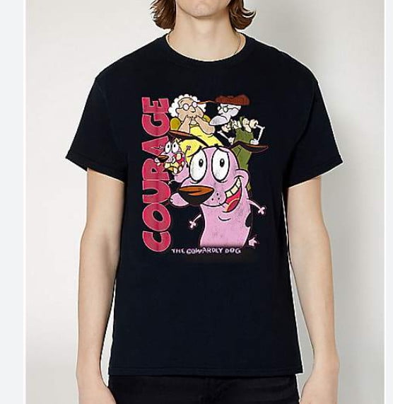Courage the Cowardly Dog T shirt new hot, so cute. gift fan, Mom gift ...