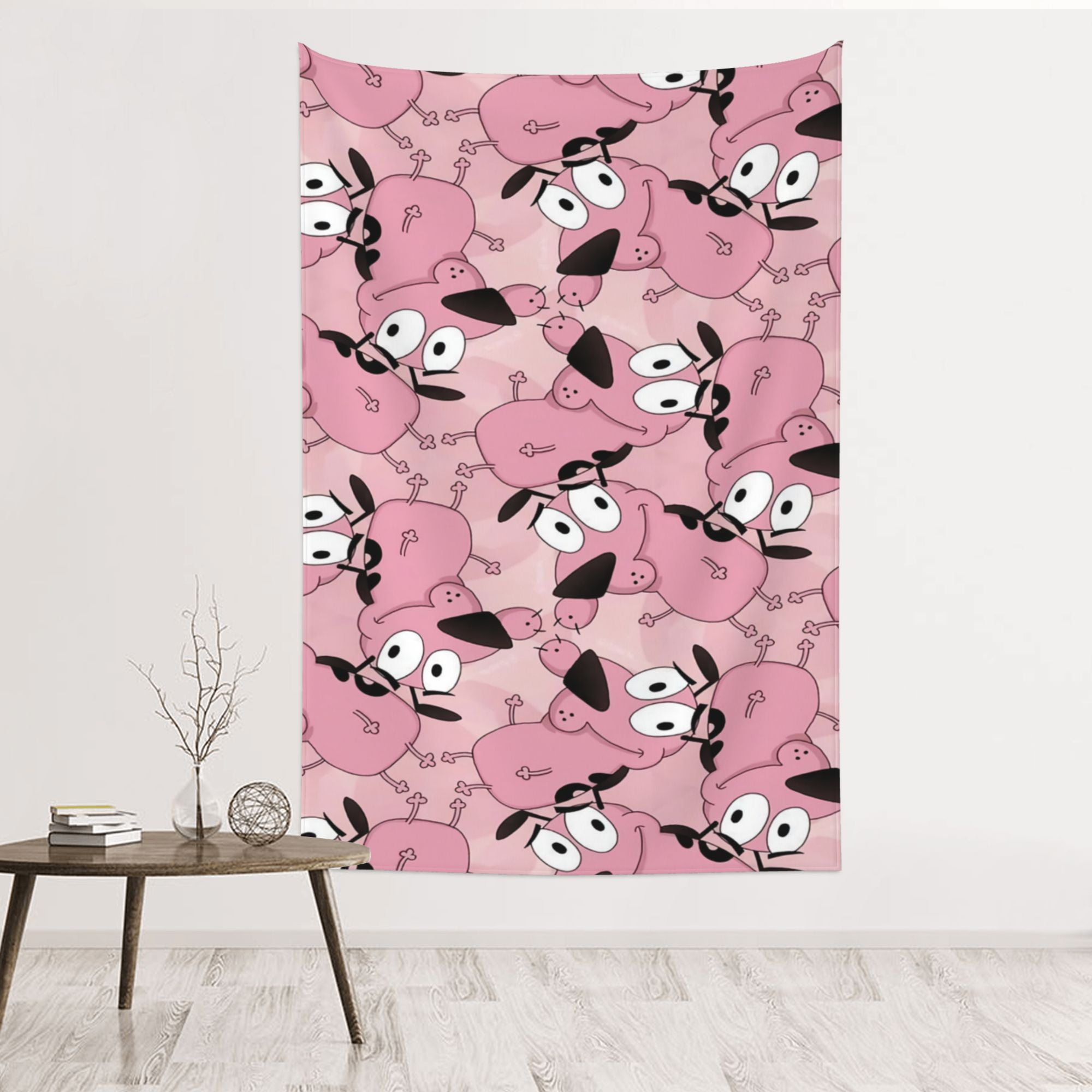 Courage the Cowardly Dog Tapestry for Men, Boys Bedroom Living Room ...