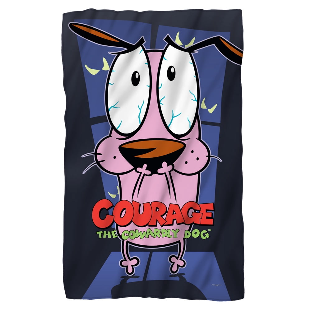 Courage the Cowardly Dog Window Fleece Throw Blanket (36"x58 ...