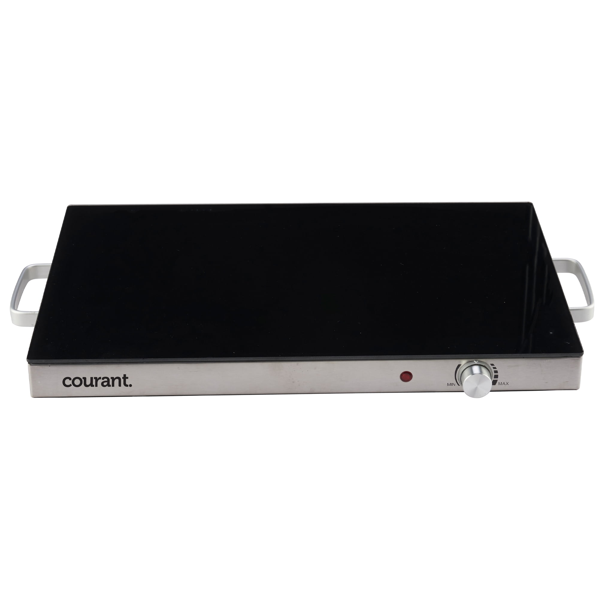 "Courant 24"" Portable Warming Tray - Adjustable Temp, Glass Top ...