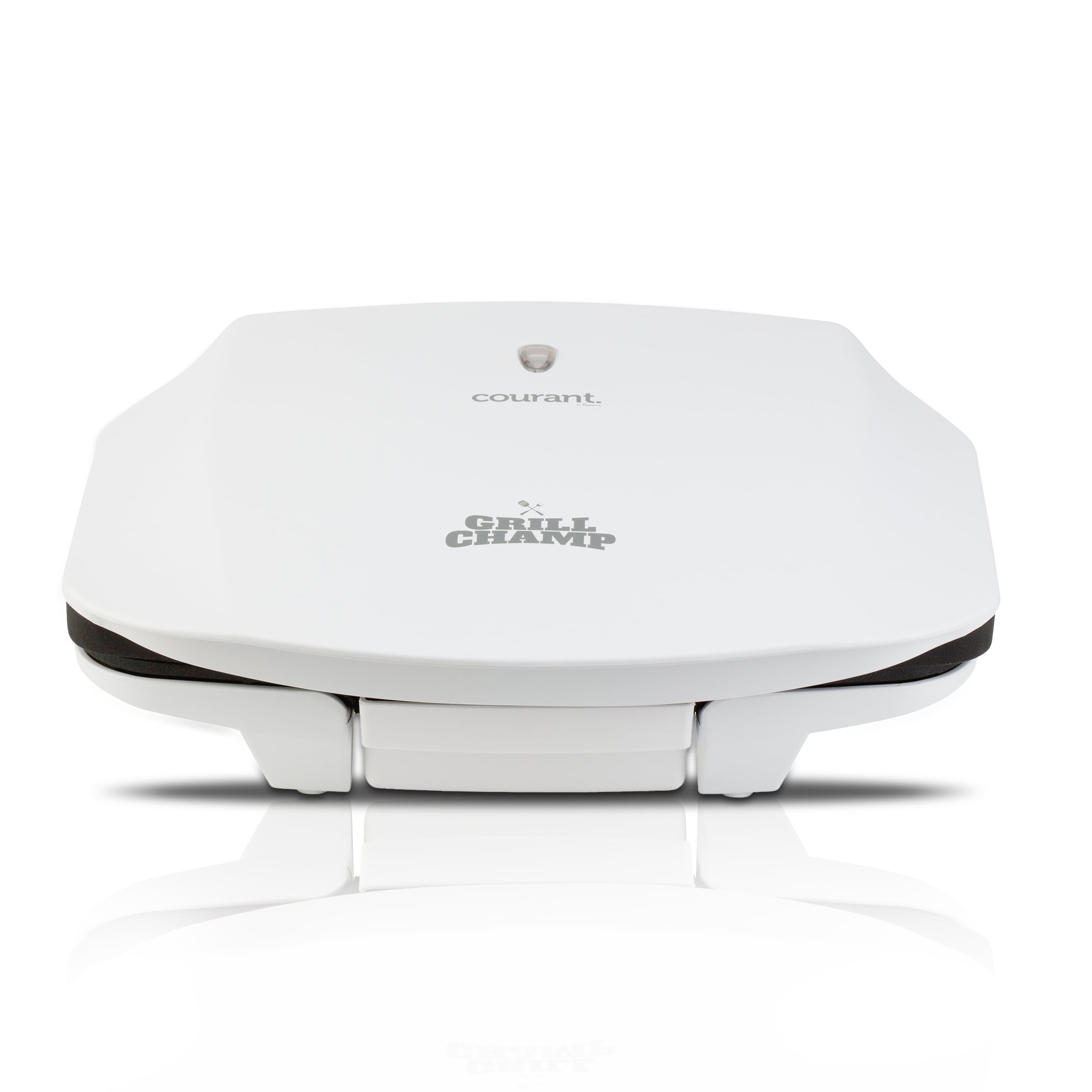 Courant 4 Serving Panini Maker, Indoor Grill, White by Grill Champ ...