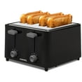 Courant 4-Slice Stainless Steel Toaster with Cool-Touch Plastic, Auto ...