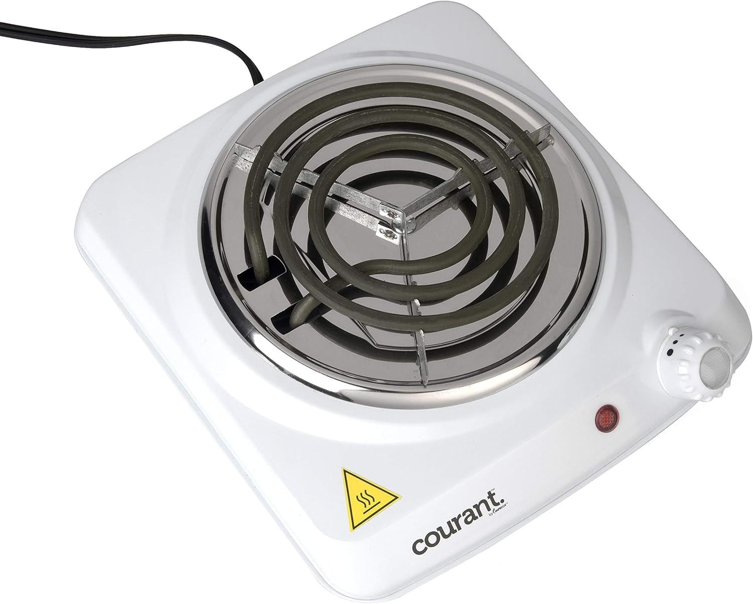 Courant Electric Burner, Countertop Single coiled portable Hotplate ...