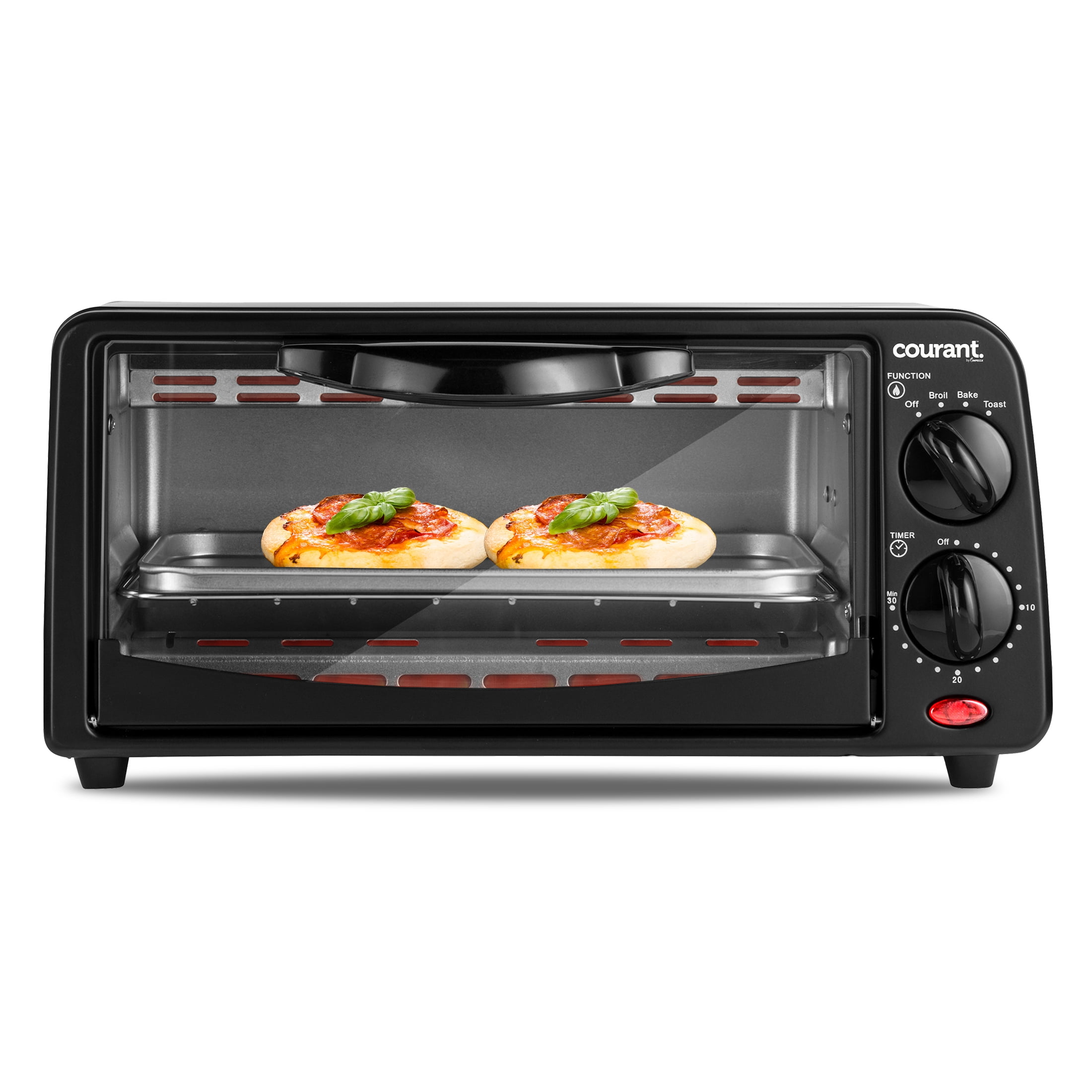 Courant Large Capacity 4-Slice Toaster Oven, Countertop Combo with ...