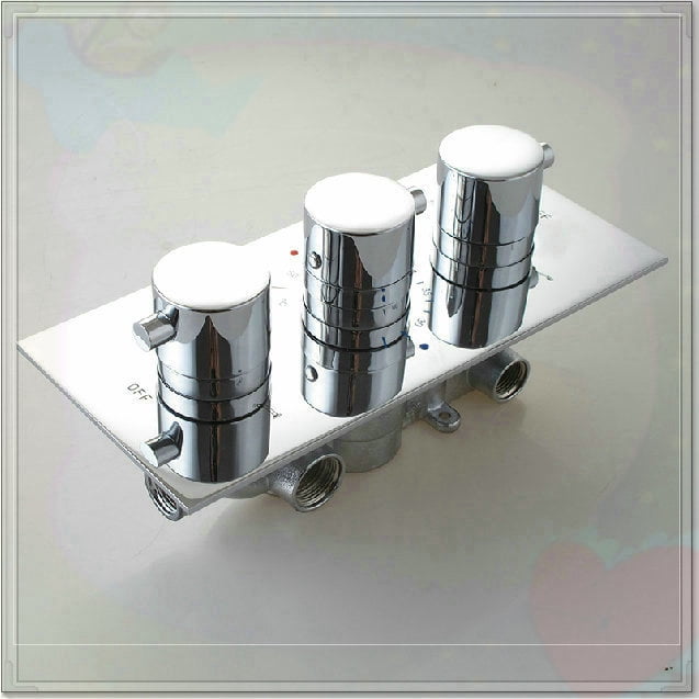 Courbevoie 2-way shower set stainless steel shower head 2-way constant ...