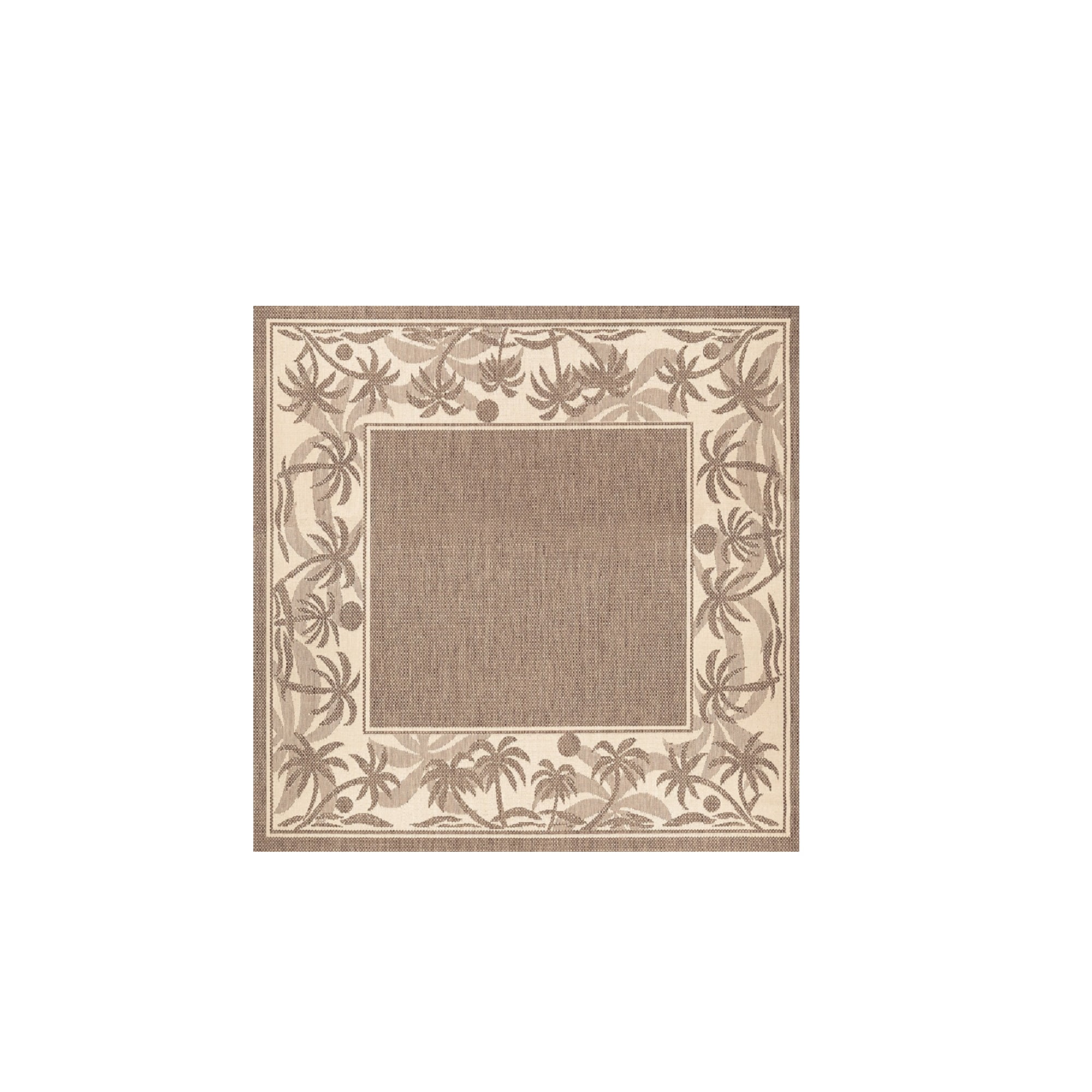Couristan 12220722076076Q 7 ft. 6 in. x 7 ft. 6 in. Recife Island ...